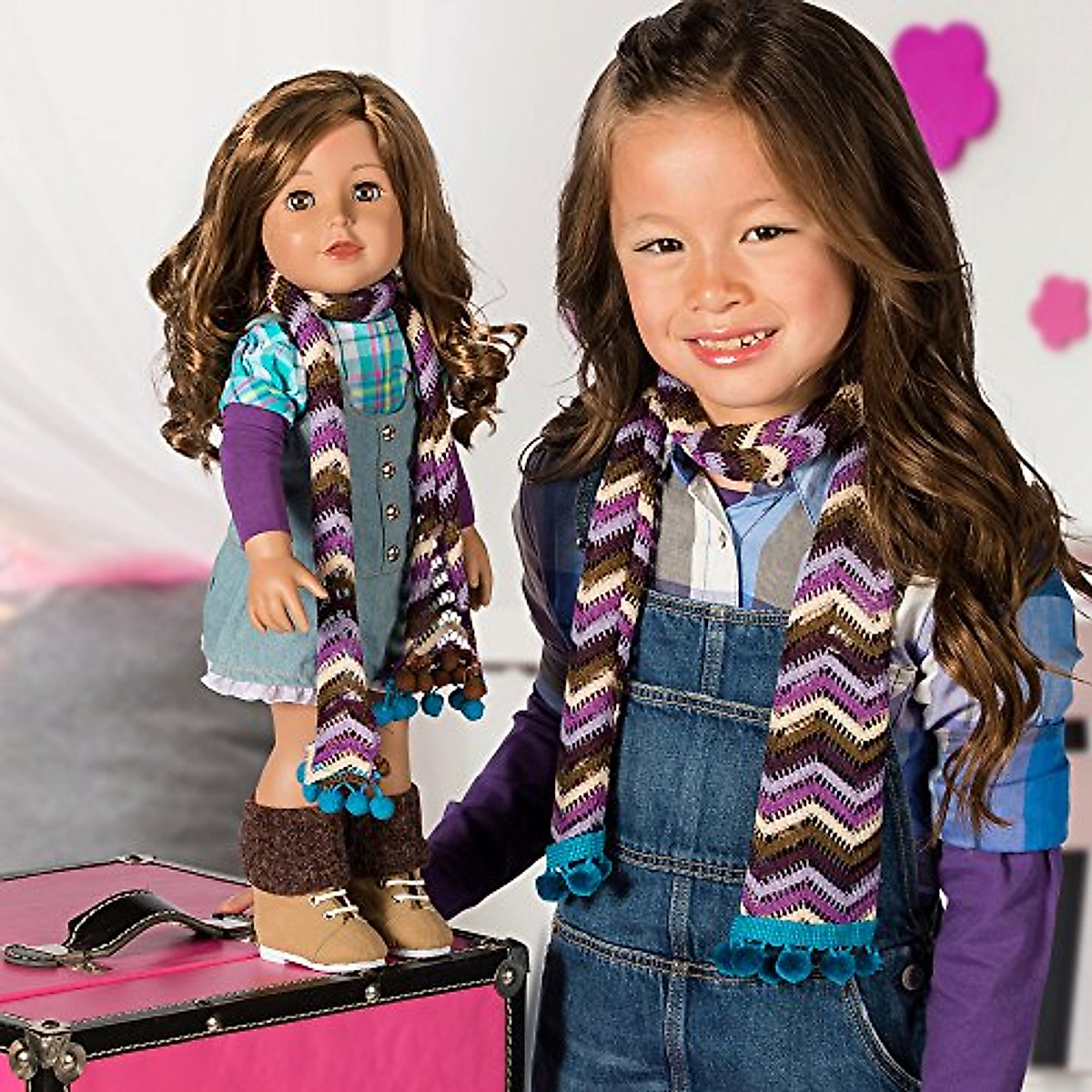Adora Fun, Amazing Sweet Girls - Ava! 18” Amazon Exclusive Play Doll in Soft Vinyl, Perfect Dressing and Styling Outfit Changeable with Other Amazing Girl Dolls