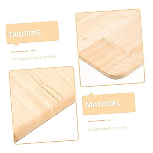 Amosfun Square Stool Restaurant Stool Seat Replacement Living Room Seat Replacement Stool Replacement Parts Square Chair Seat Replacement Furniture Acessory Square Kitchen Table Solid Wood