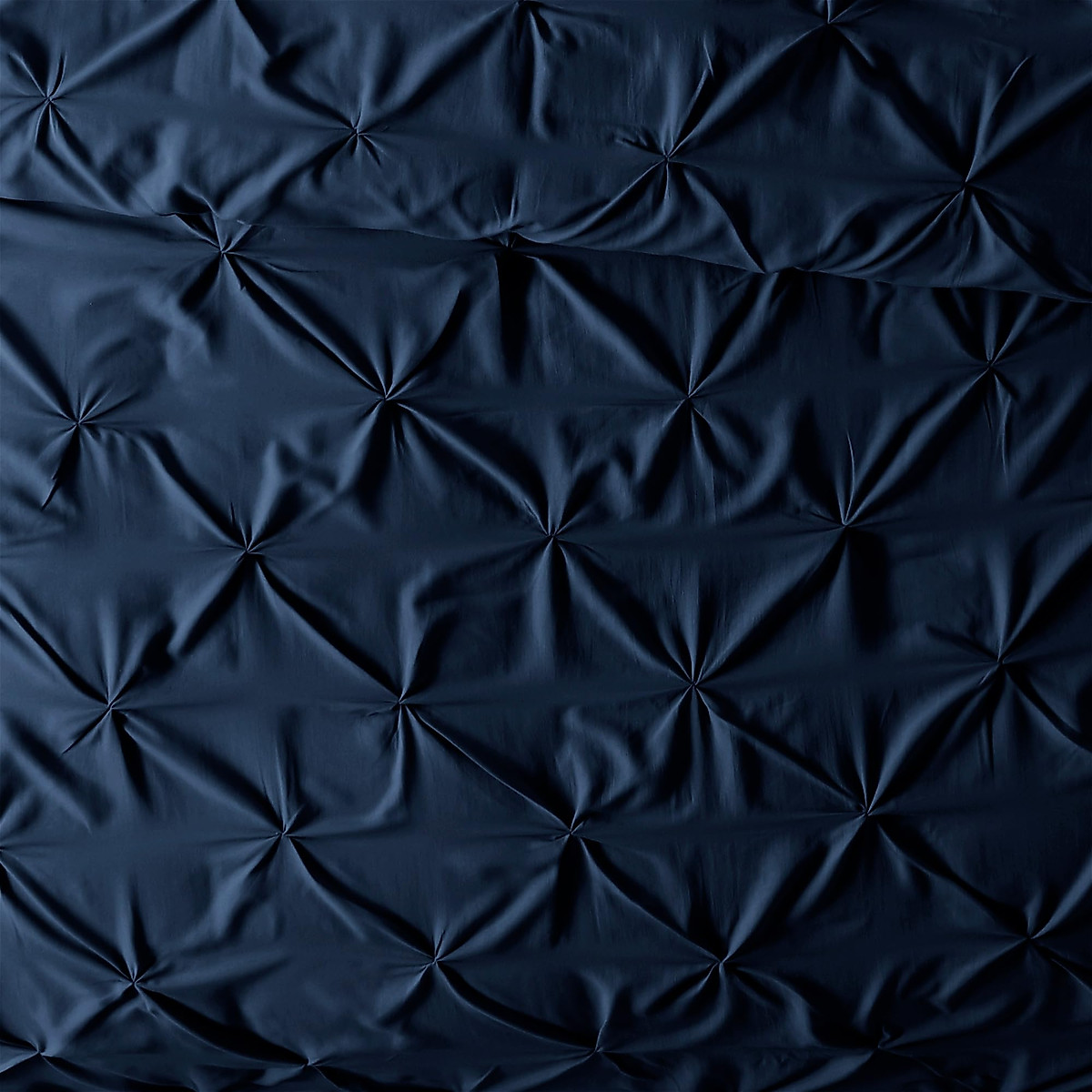 Linen Market Premium Handmade 3-Piece Pinch Pleated Duvet Cover California King Size Set Ultra-Soft Microfiber, Zipper Closure, Internal Ties, Elegant Comfort & Durable - California King Duvet Cover