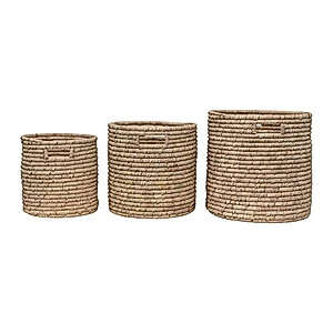 Bloomingville Natural Grass, Set of 3 Baskets