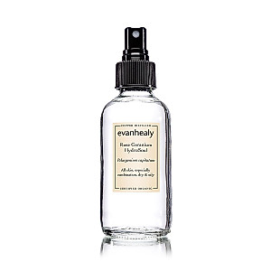 evanhealy Rose Geranium HydroSoul | Copper Distilled Hydrosol | Gentle, Astringent Organic Facial Tonic | Balancing Face Toner for Dry, Oily, Combination, Teen Skin
