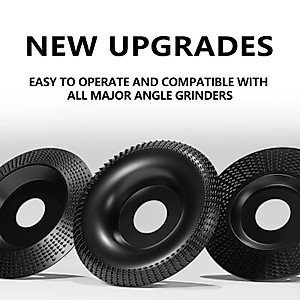 CSOOM Wood Turbo Carving Disc 13 Pieces Set for Wood Cutting, Grinder Cutting Wheel Attachments