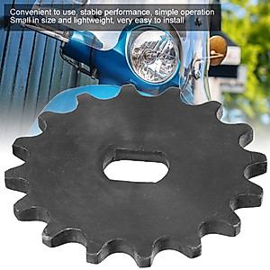 Alomejor Chain Sprocket Gear Electric Scooter Motor Engine 16 Tooth Sprocket Metal Chain Wheel for 12X17mm