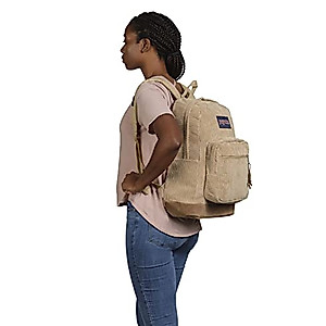 JanSport Right Pack Expressions Backpack - Travel, Work, or Laptop Bookbag - Curry Corduroy