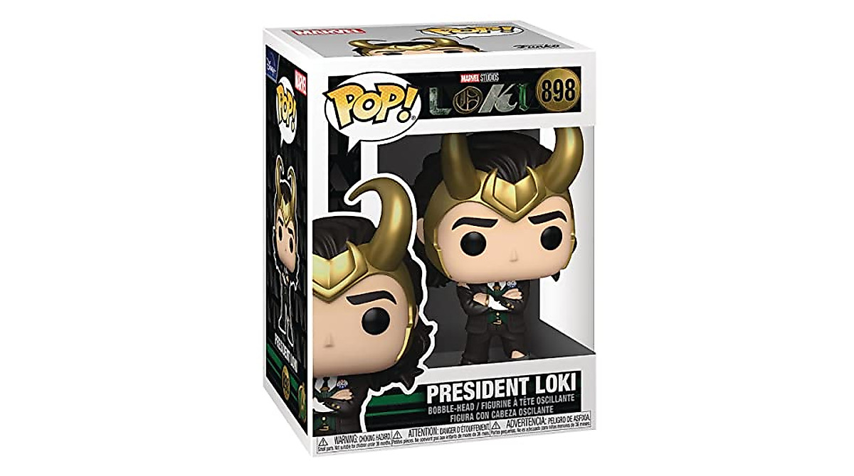 Funko Marvel Loki President Loki Pop! Vinyl Figure with Protection Case