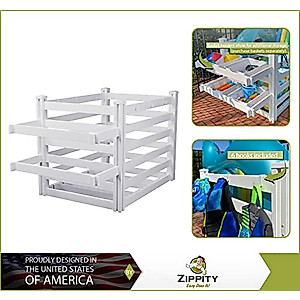 Zippity Outdoor Products ZP19061 36" W x 64" L x 38" H Zippity Poolside Deckbox Storage Organizer