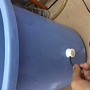 Taidacent Non-Contact Liquid Level Sensor Externally Attached Liquid Induction Level Switch Water Level Switch (NPN Output(5-12V))