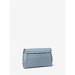 Michael Kors Medium Logo Convertible Crossbody Bag (Blue Navy)