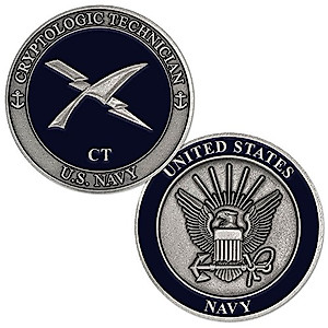 U.S. Navy Cryptologic Technician (CT) Challenge Coin