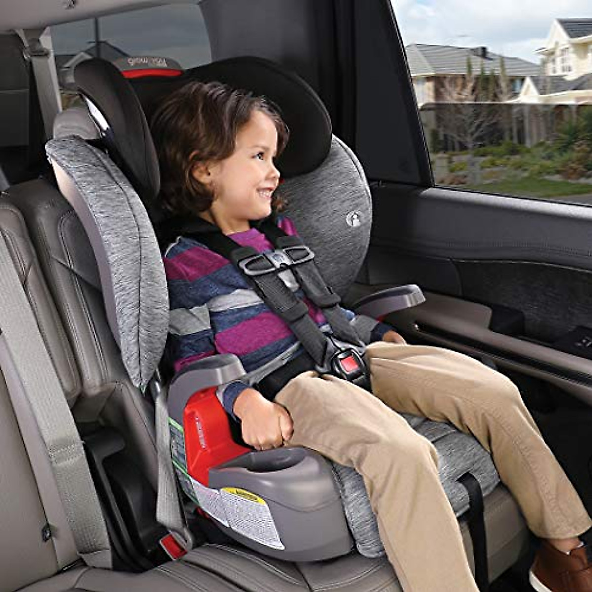 Britax Grow with You ClickTight Harness to Booster Car Seat, Cowmooflage 2.0 SafeWash