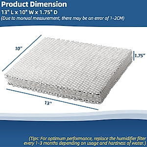 Sconva 45 Humidifier Filter Pad Water Panel Replacement Compatible with Aprilaire Whole House Humidifier Models 400, 400A, 400M Humidifier Parts & Accessories (Pack of 2)