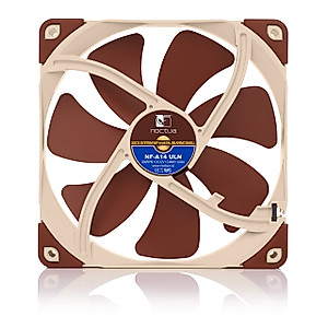 Noctua NF-A14 ULN, Ultra Quiet Silent Fan, 3-Pin (140mm, Brown)