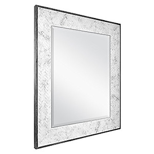 MCS 16x20 Inch Chevron, 22x26 Overall Size, Marble Mirror, 22 x 26 Inch,