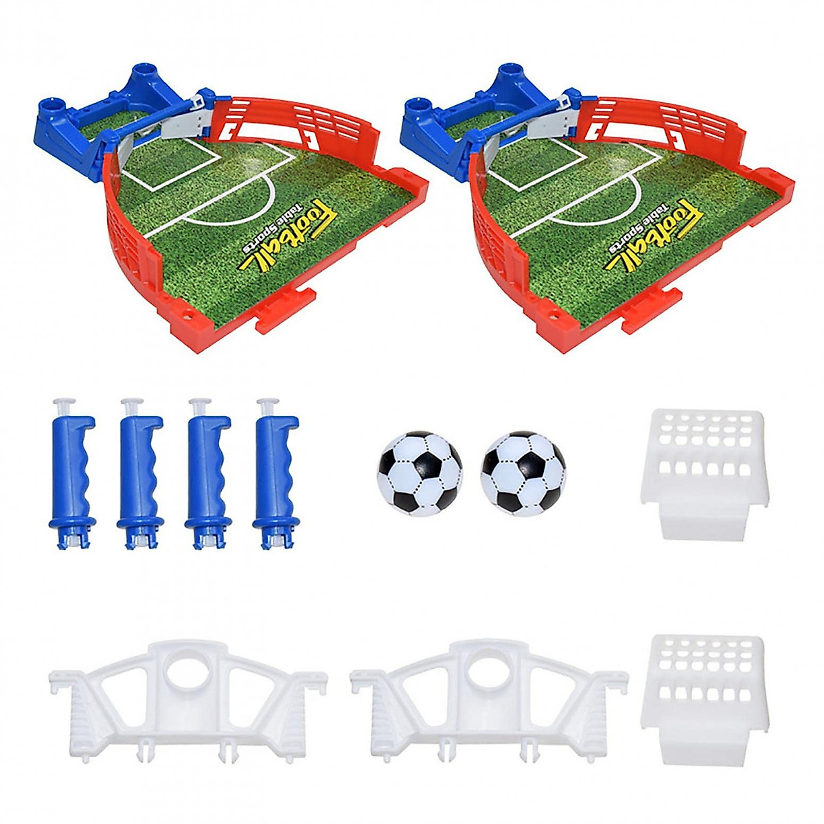 Fooseballs Table Mini Tabletop Soccer Game Tables Foosball Table for Kids Competition Sports Games Mini Football Board Match Game kit LANNAO