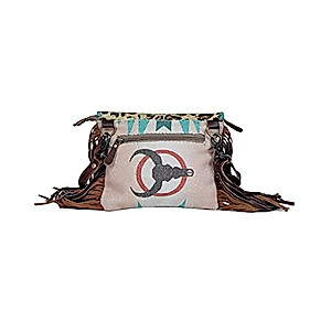 Myra Bag Drizzle Small Crossbody Leopard Aqua