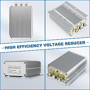 ROADGIVE Converter Voltage Reducer 60A 720W 12V Golf Cart 48V 36V to 12V Converter Voltage Regulator Golf Cart Voltage Converter Truck Power Transformer Waterproof