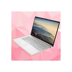 HP 2023 Premium 17.3" HD+ Touchscreen Business Laptop, Intel Core i7-1355U, NVIDIA GeForce MX550, 64GB RAM, 2TB SSD, Webcam, HDMI, Wi-Fi 6, Backlit Keyboard, Fingerprint Reader, Windows 11 Pro, Rose