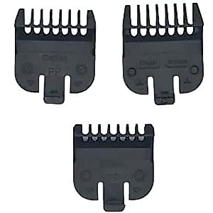 Trimmer Replacement Blade Guard Beard Stubble Guide Comb Set 1/16 1/8 3/16 for Wahl All in One Lithium Ion 59300 (Fits Only One Blade Size for Specific Models)