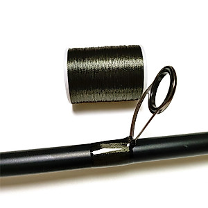 (8pcs*240yd) Kalavarma 240 Yards/Spool 220M Metallic Wrapping Thread for Fishing Rod Guide 8 Colors