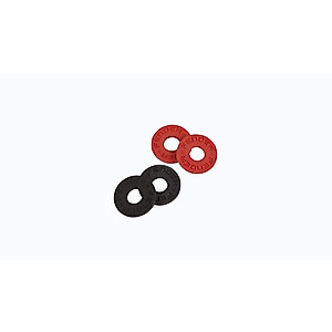Fender Black Strap Button Felt Washers & Strap Blocks (2 Pair)