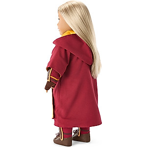 American Girl Harry Potter 18-inch Doll Gryffindor Quidditch Uniform Outfit with Robe Featuring House Crest, For Ages 6+