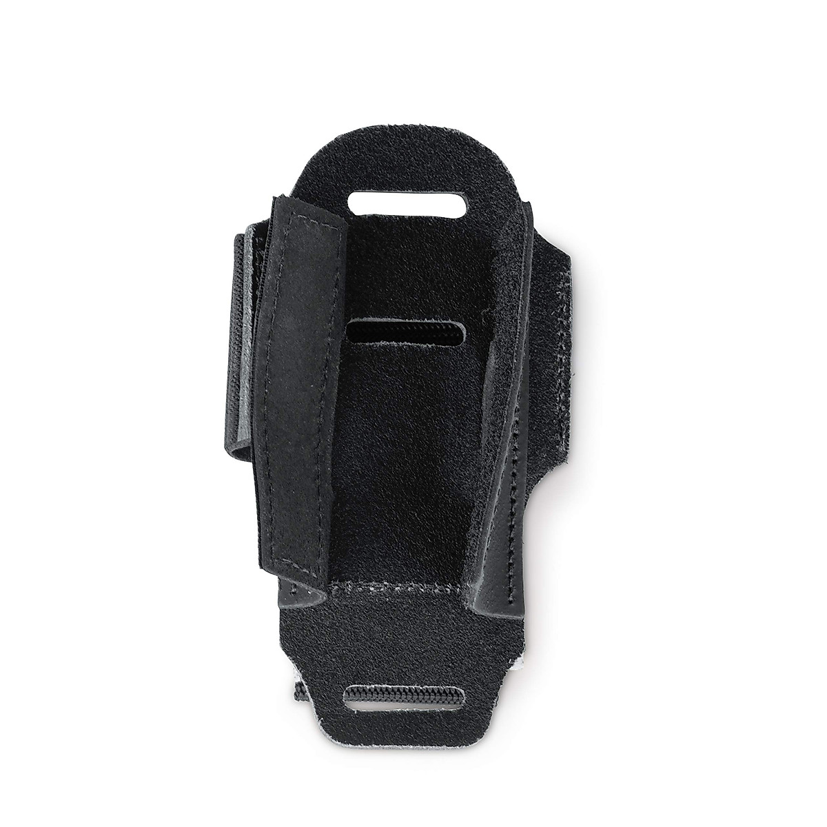 Levy's Leathers Wireless Transmitter Bodypack Holder; Black Leather (MM14-BLK)