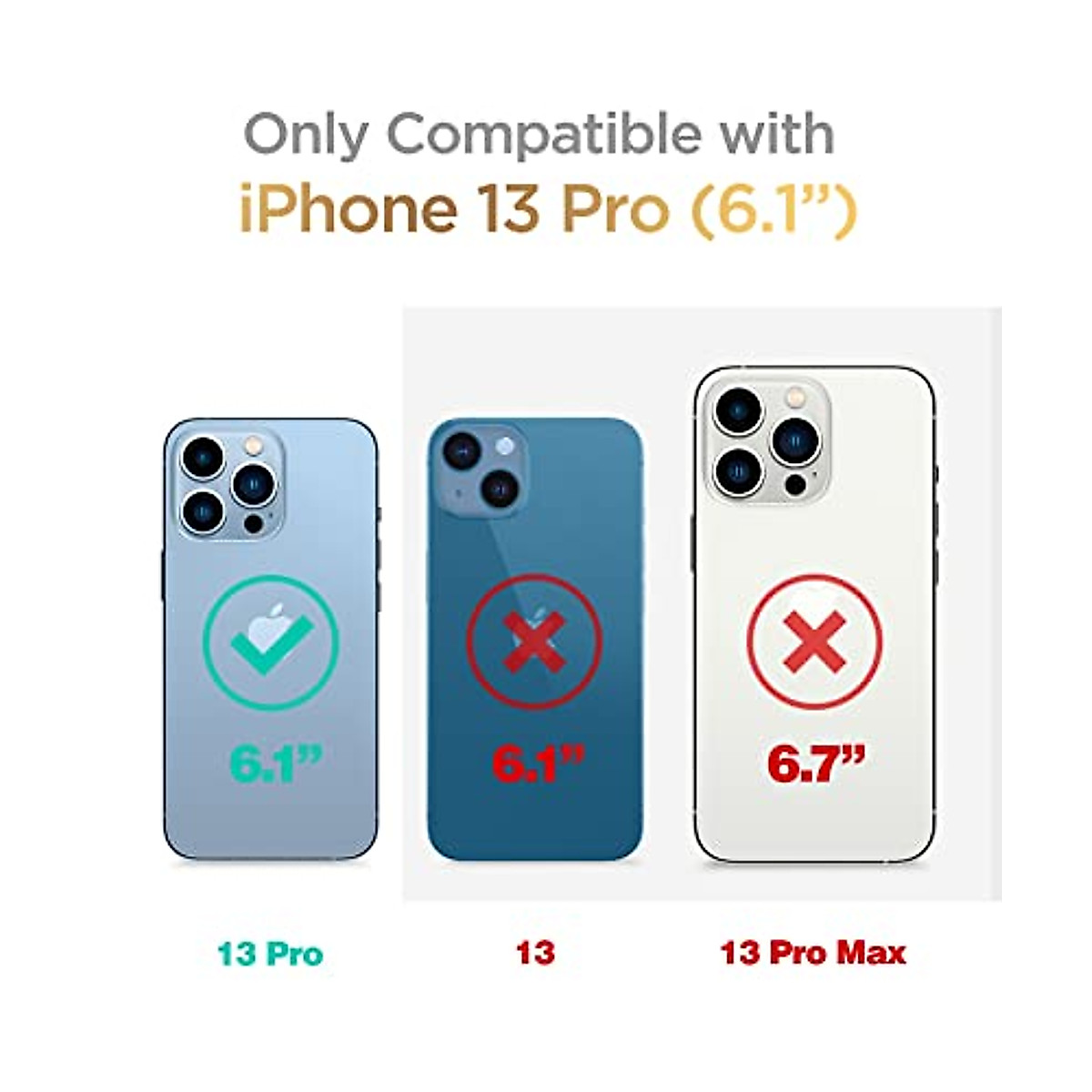 GVIEWIN for iPhone 13 Pro Case 6.1 Inch 2021, [10FT Military Grade Drop Protection] Marble Phone Case Slim Glossy Soft TPU Shockproof Protective Cover for Women Men Stylish Phone Cases(Navy Blue)