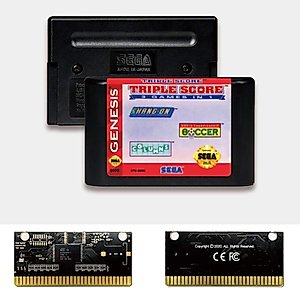 Royal Retro Splatterhouse 3 - USA Label Flashkit MD Electroless Gold PCB Card for Sega Genesis Megadrive Video Game Console (Region-Free)