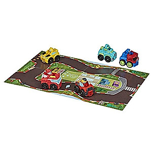 Transformers Playskool Heroes Rescue Bots Academy Mini Bot Racers Converting Robot Toy 5-Pack, 2-Inch Collectible Toy Cars (Amazon Exclusive)