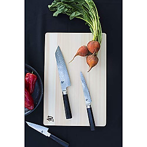 Shun Cutlery Dual Core Utility / Butchery Knife 6", Slim, Straight-Bladed Kitchen Knife Ideal for Butchery Tasks, Trimming Vegetables & More, Handcrafted Japanese Knife
