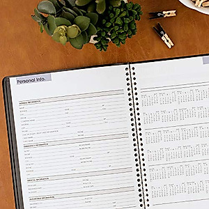 AT-A-GLANCE 2020 Weekly Appointment Book/Planner, DayMinder, 8" x 11", Large, Black (G52000)