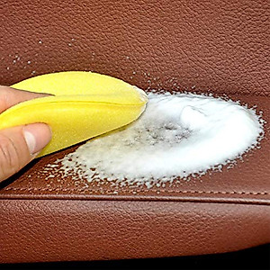 TIHOOD 12PCS 4”Car Wax Applicator/Round Shaped Sponge/Cars Wax Applicator Foam Sponge Ultra-Soft Cleaning Tool