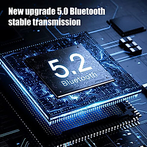 Bone Conduction Headphones Open Ear Headphones Noise Reduction Headphones Bluetooth Workout Headphones Open Ear Earbuds for Sports Over The Ear Headphones Wireless Bluetooth