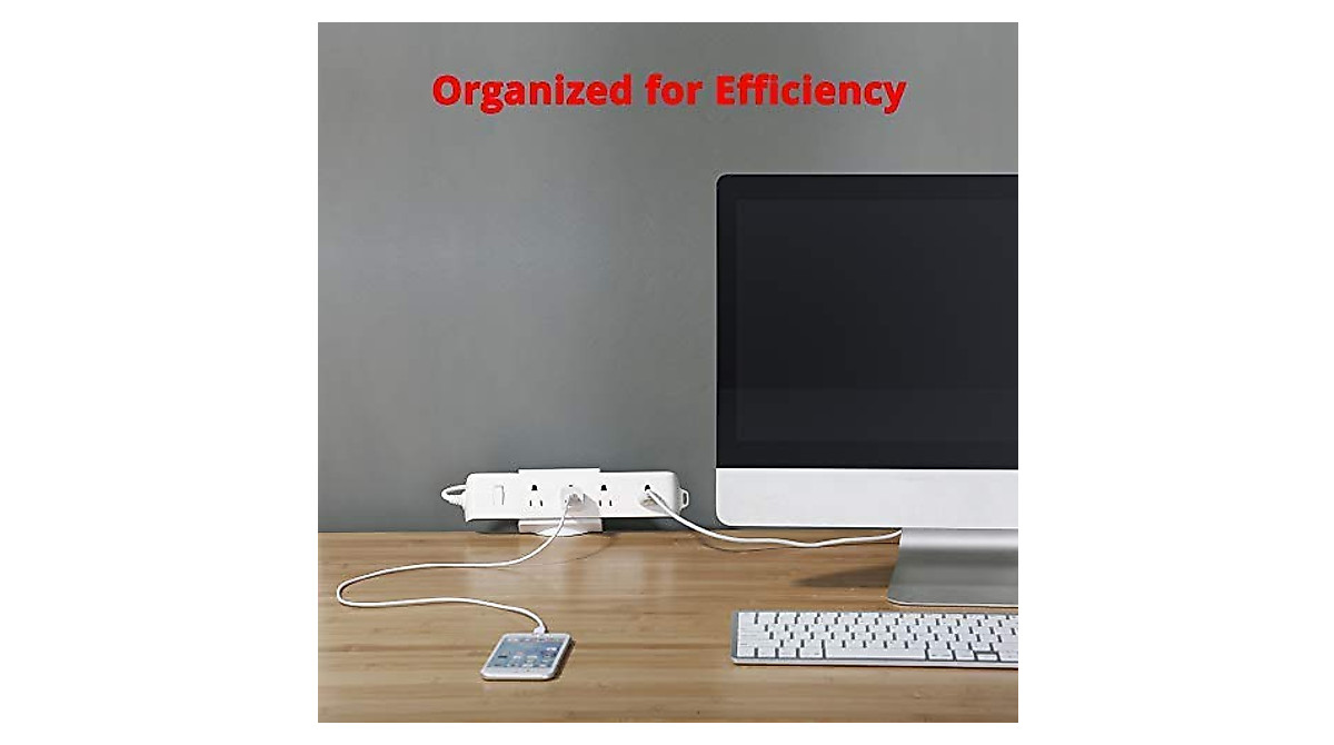 SIIG Power Strip Holder with Desk Clamp for Organized Desktop