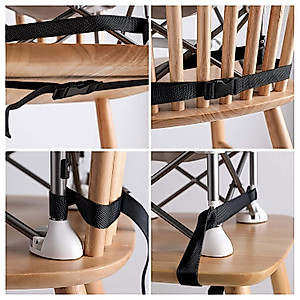 ANTEN Portable Booster Chair with Tray | Travel Booster Seat for Babies and Toddlers | Folding Booster Chair for Dining Table, Camping, Picnic, Beach, Grandma's | Indoor and Outdoor Baby Booster Chair