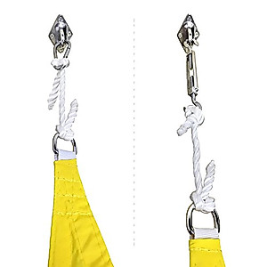 Coarbor Waterproof Sun Shade Sail Rectangle Perfect for Patio Outdoor Garden Custom Beige 16'x 16'