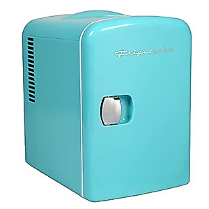 Frigidaire BLUE EFMIS149_AMZ Mini Compact Cooler Fridge, 4 Liter Capacity Chills Six 12 oz Cans, standard & EFMIS151 Mini Compact Personal Home Office Fridge Cooler, 4L Capacity