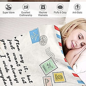 Gifts for Mom, Mother's Day Blanket Gifts for Mom, Soft Flannel Throw Blanket Present for Moms Christmas, Best Mom Gifts for Christmas/Valentine's Day/Birthday