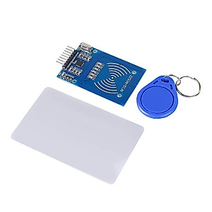 SunFounder Reader Module Kit Mifare RC522 Reader Module with S50 White Card and Key Ring Compatible with Arduino Raspberry Pi