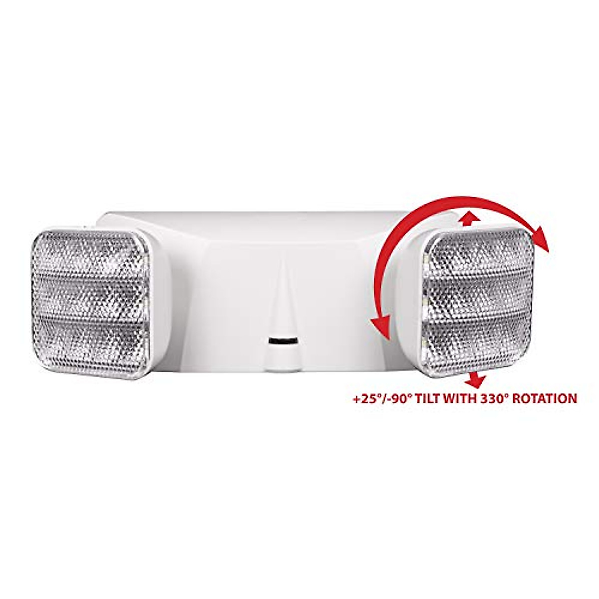 NICOR Lighting Emergency Adjustable LED Light Fixture (EML1-10-UNV-WH) , White