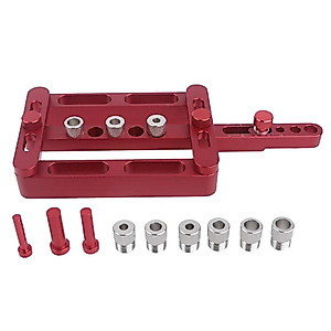 Dowelling Jig Dowels Jig Accessories Self Centering Wood Dowel Hole Drilling Guide Woodworking Three-in-oneTool Dowel Jig Kit