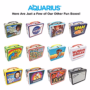 AQUARIUS Jaws Gen 2 Fun Box - Sturdy Tin Storage Box with Plastic Handle & Embossed Front Cover - Officially Licensed XXXXX Merchandise & Collectible Gift for Kids, Teens & Adults
