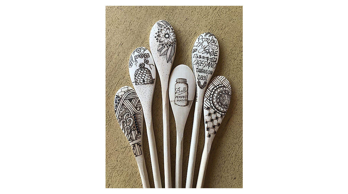 12" Wooden Spoons Set of 24 - ROUNDSQUARE