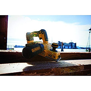 DEWALT 20V MAX Planer, 30,000 Cuts Per Minute, 2 mm Cut Depth, Brushless Motor, Bare Tool Only (DCP580B)