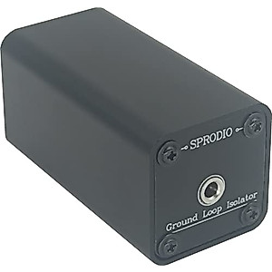 SPRODIO 3.5mm Ground Loop Noise Isolator, 1/8" Aux Noise Filter for ...