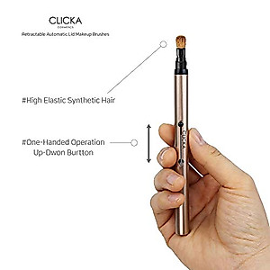 Retractable Automatic Lid Eyeshadow Brush