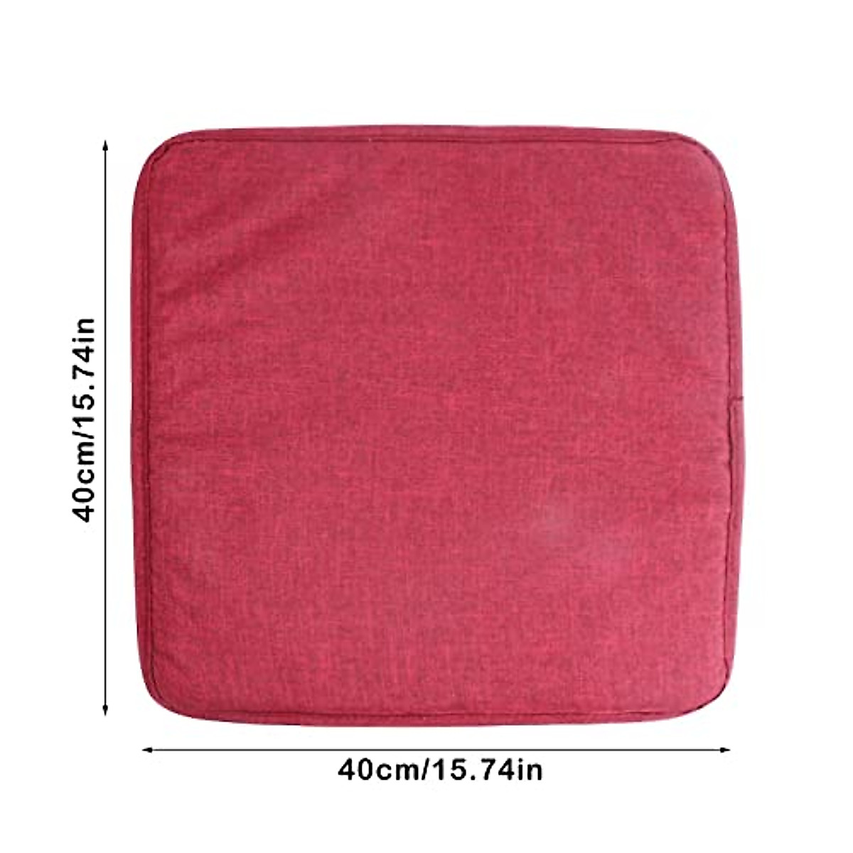 Scceatti Seat Cushion for Car Soft 16x16In Outdoor Cushions GreySquare Strap Garden Chair Pads Seat Cushion for Outdoor Bistros Stool Patio Dining Room for Desk Chair Car Office Chair Office Supplies