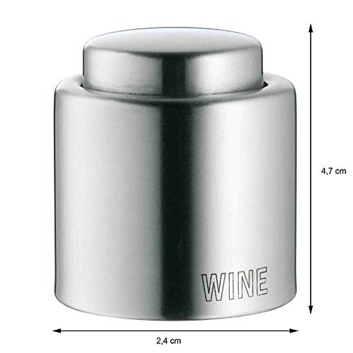 WMF Wine Bottle Stopper Clever & More Cromargan® Stainless Steel Polished