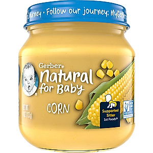 Gerber Natural for Baby 1st Foods Baby Food Jar (Corn)