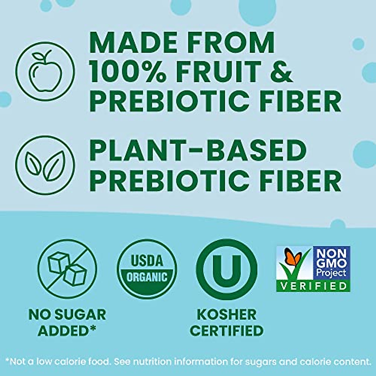 GoGo squeeZ happy tummieZ Organic Apple Banana Strawberry, 3.2 oz. (4 Pouches) - Kids Snacks with Prebiotic Fiber - Gluten Free Snacks for Kids - Nut & Dairy Free - Vegan Snacks